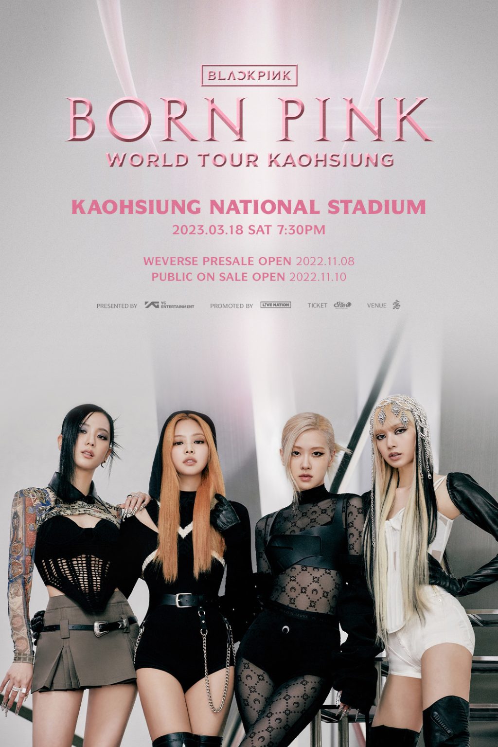 BLACKPINK WORLD TOUR [BORN PINK] KAOHSIUNG售票時間公布 - MeMeOn 迷迷音